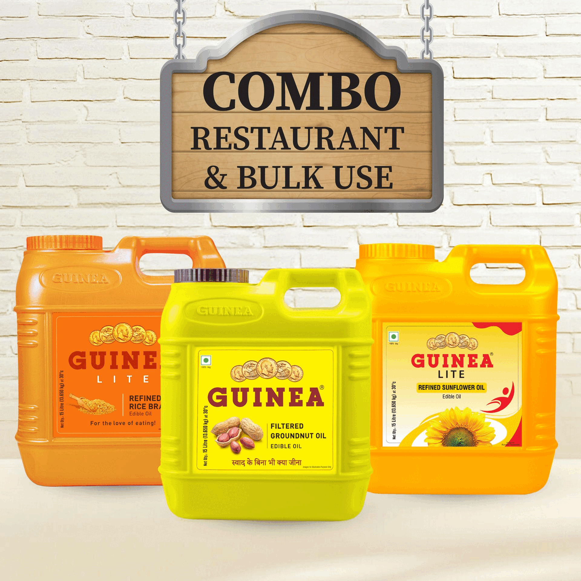 Restaurant & Bulk Use Combo (15L Each) – Guniea